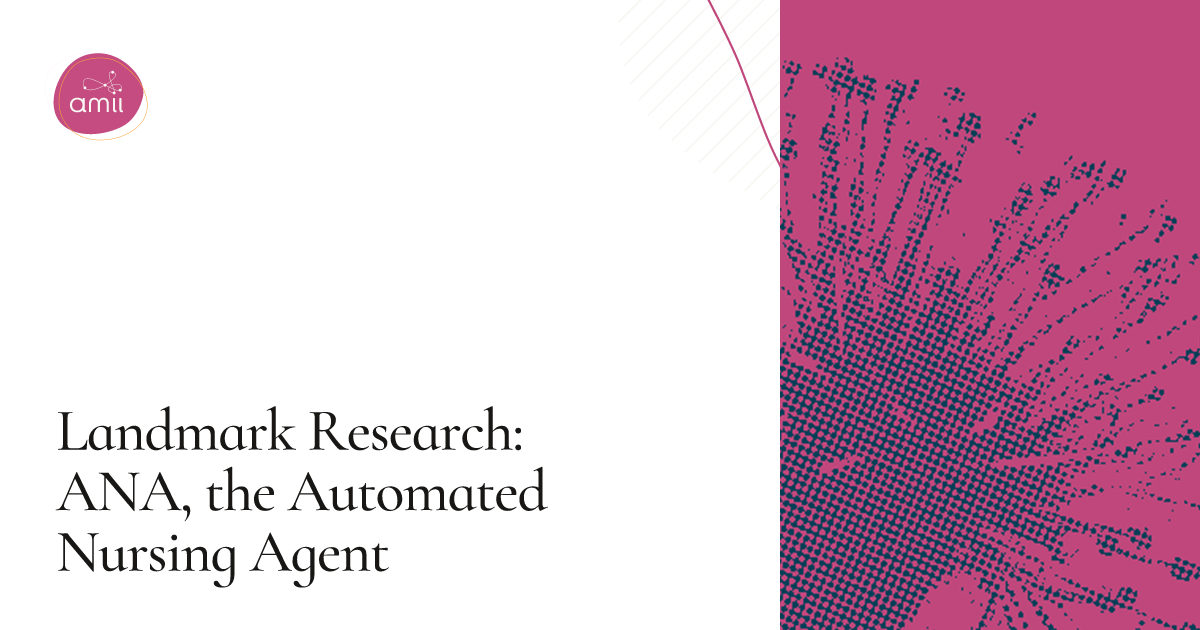 Landmark Research: ANA, the Automated Nursing Agent | Amii