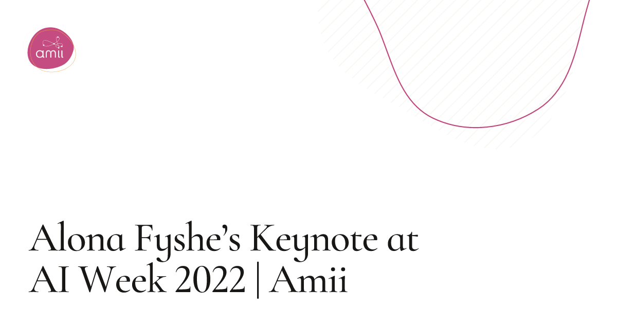 Alona Fyshe’s Keynote at AI Week 2022 | Amii